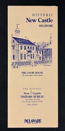 1990s New Castle Delaware DE Visitors Bureau Vintage Travel Tours ...