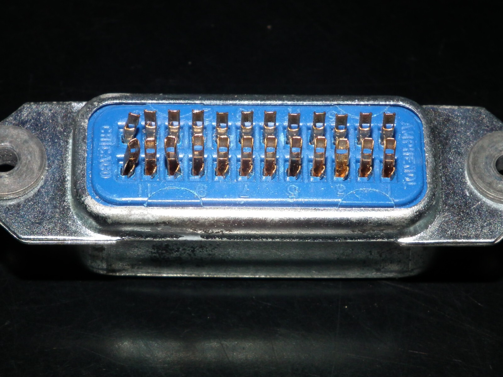 Amphenol 57-20240 24 Pole chassis GOLD PLATED Connector NOS - New Old ...