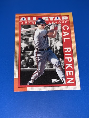 1990 Topps Baseball Cal Ripken Jr AL All Star Card #388 Baltimore ...