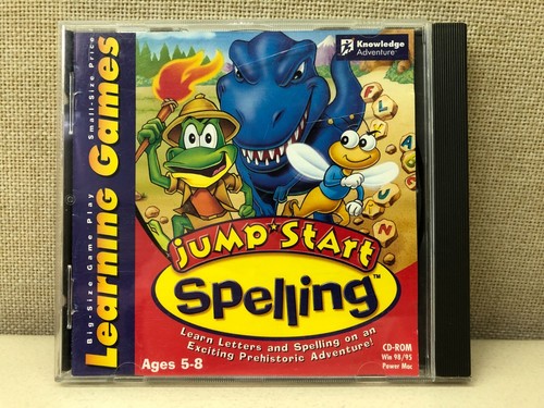 SPELLING CD-ROM PC Jump Start Learn Letters Skills Win Mac Game 1998 ...