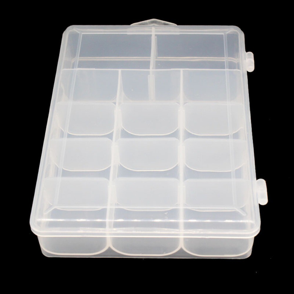 14 Grids Luya Fishing Gear Box Plastic Fish Bait Storage Box Bait Box ...