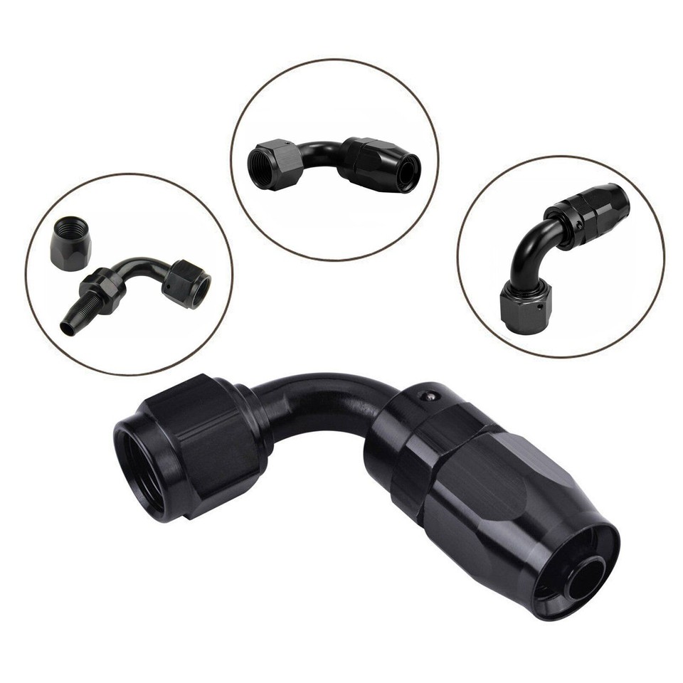 AN4/AN6/AN8/AN10/AN12 Swivel Hose End Fitting Adapter For Oil/Fuel/Gas ...