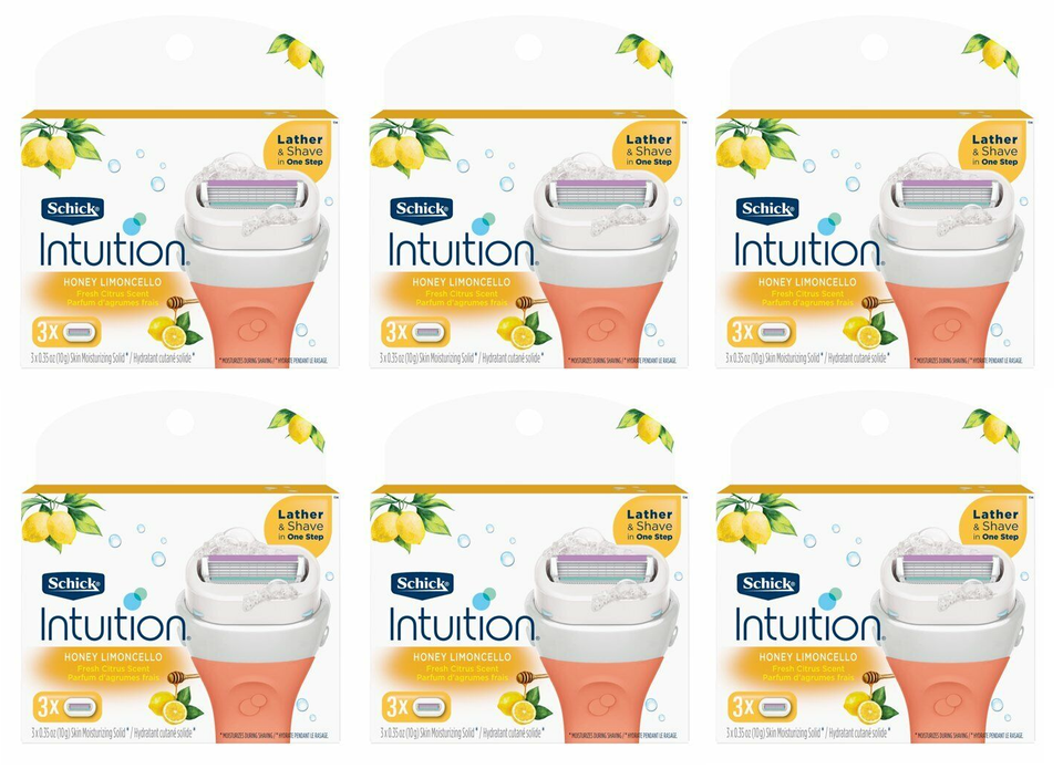 Schick Intuition Womens Razor Refill Blade Cartridges - Choose Scents ...