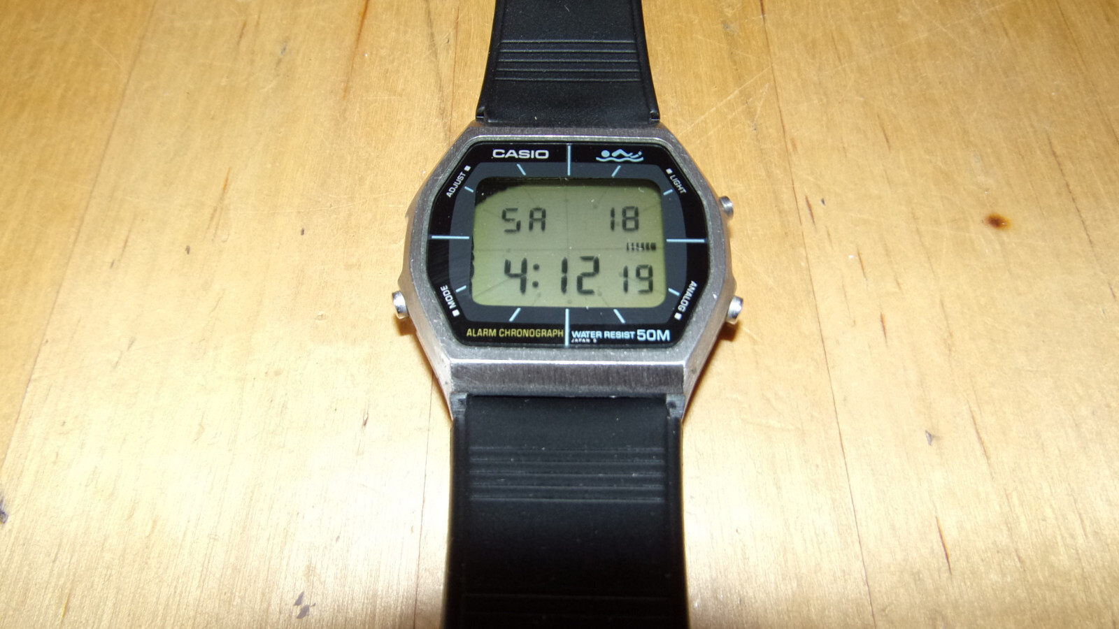Rare Casio AA-92W Module 103 Blue Thunder Watch Japan 80' | eBay