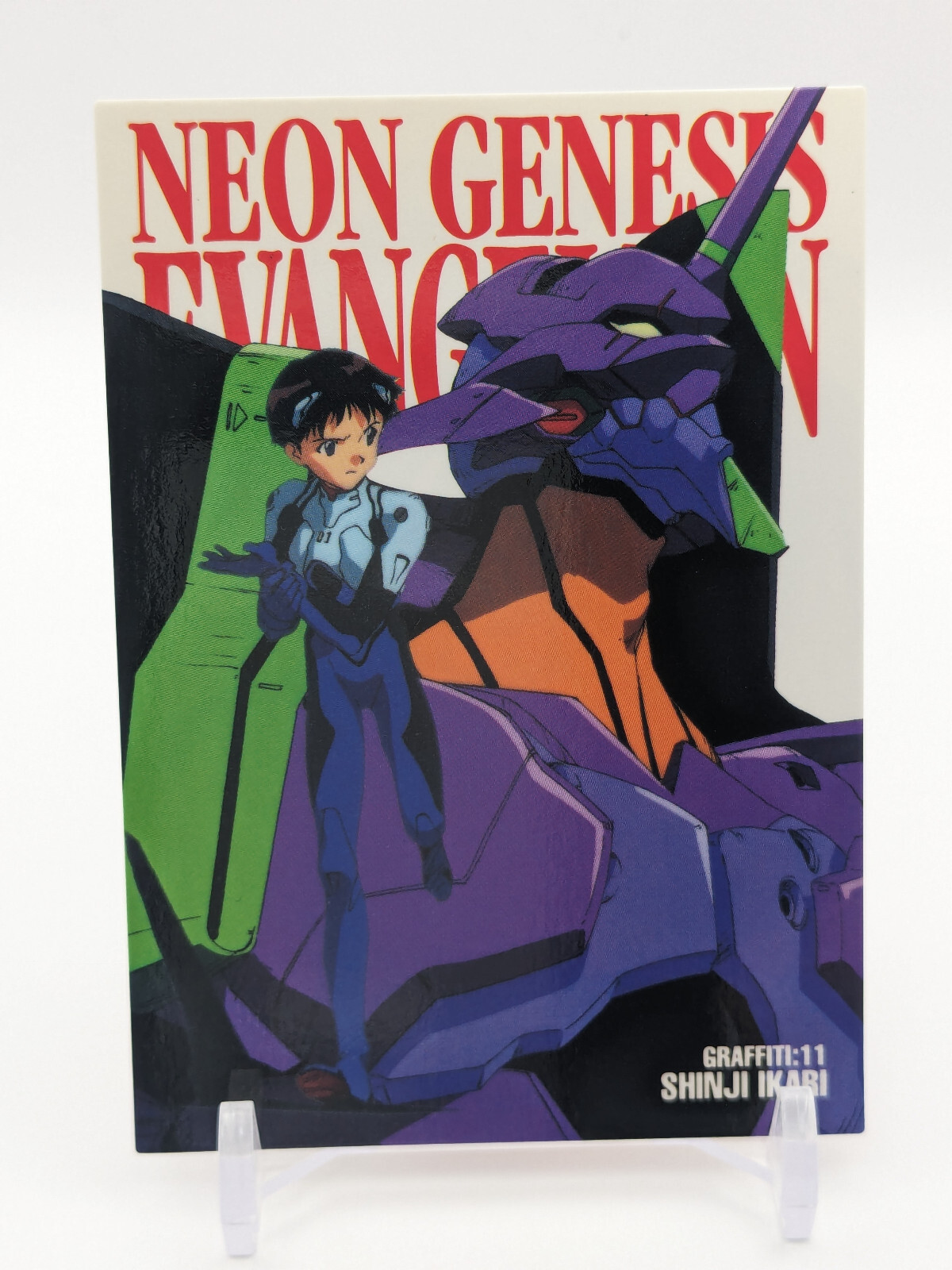 Shinji Unit-01 GR11 Neon Genesis Evangelion Carddass Masters Card 1997 ...