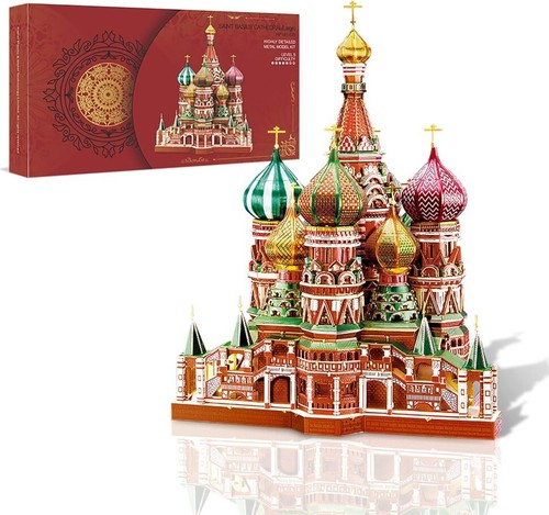 Piececool Saint Basil’s Cathedral DIY Metal Model Kit 3D metal puzzle ...