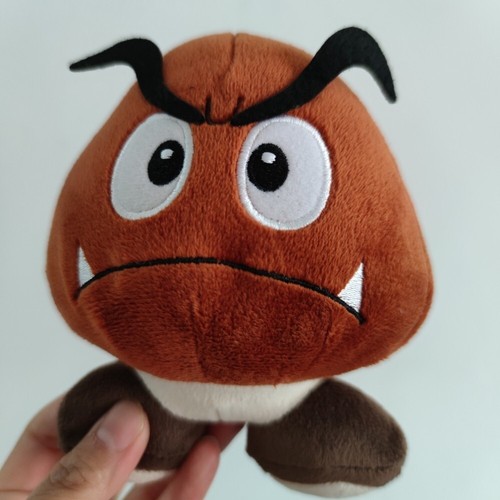 Super Mario Bros Goomba Plush toy Stuffed Animal Soft Figure Doll 5"new ...