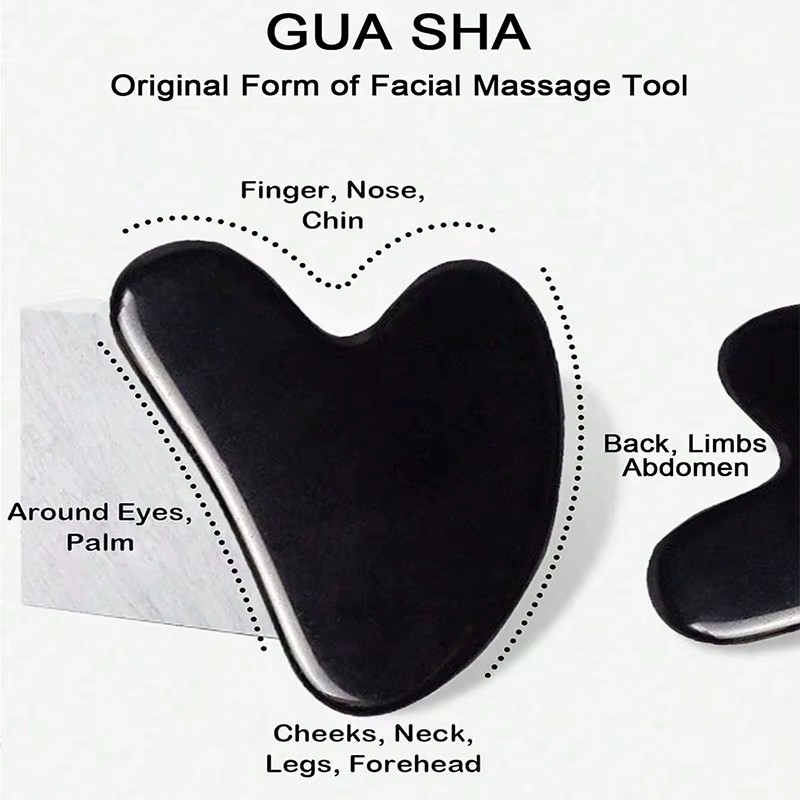 Ice Face Roller Set 1-3PCS Gua Sha Facial Massage Tool Lifting Contour ...