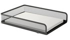 1InTheOffice Stackable Letter Tray, Matte Black Wire Mesh Front-Load ...