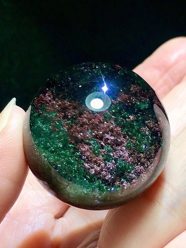 Top Rare Natural Colorful ghost phantom Quartz Sphere Crystal Ball ...