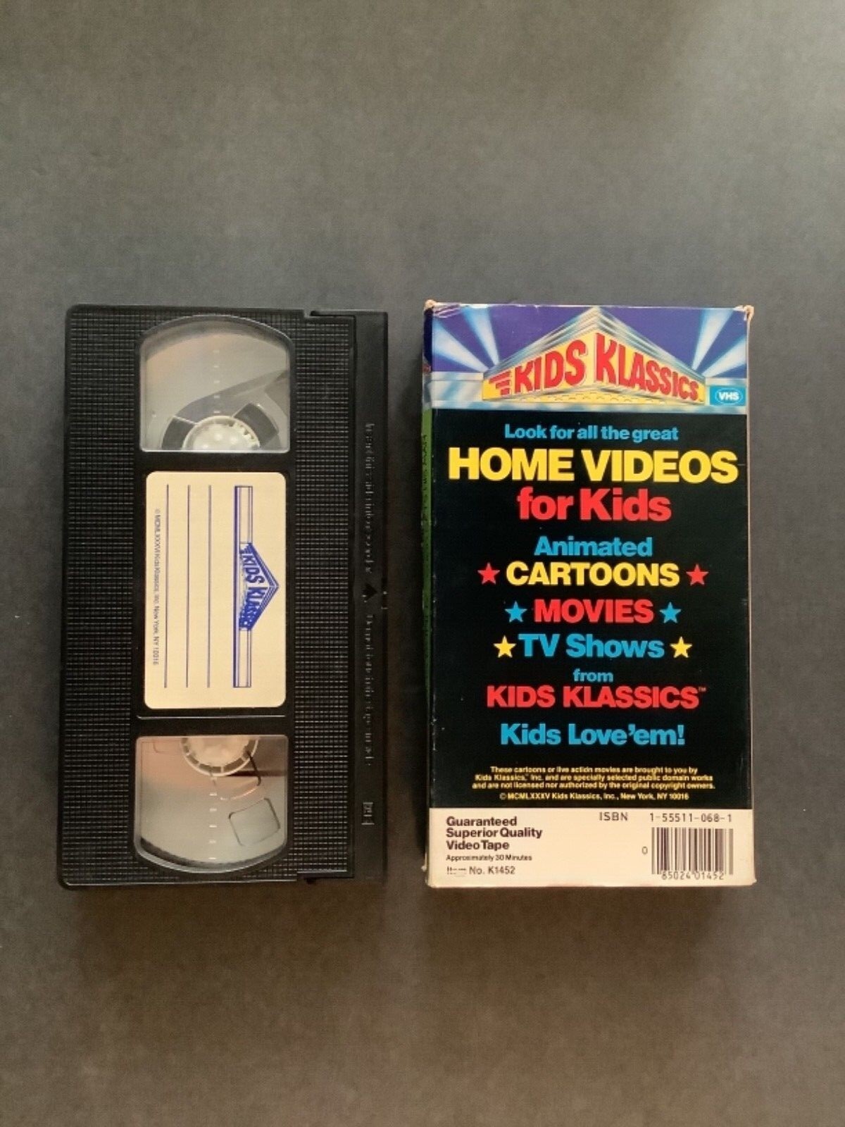 Kids Klassics Bugs Bunny VHS Animated Cartoons Waikiki Wabbit, Fresh ...