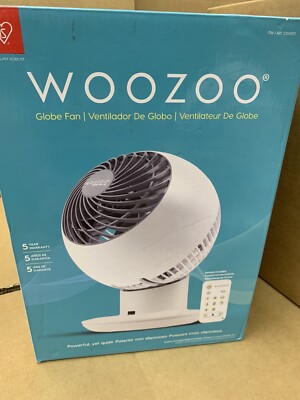 WOOZOO Globe Multi-Directional 5-Speed Oscillating Fan with Remote ...