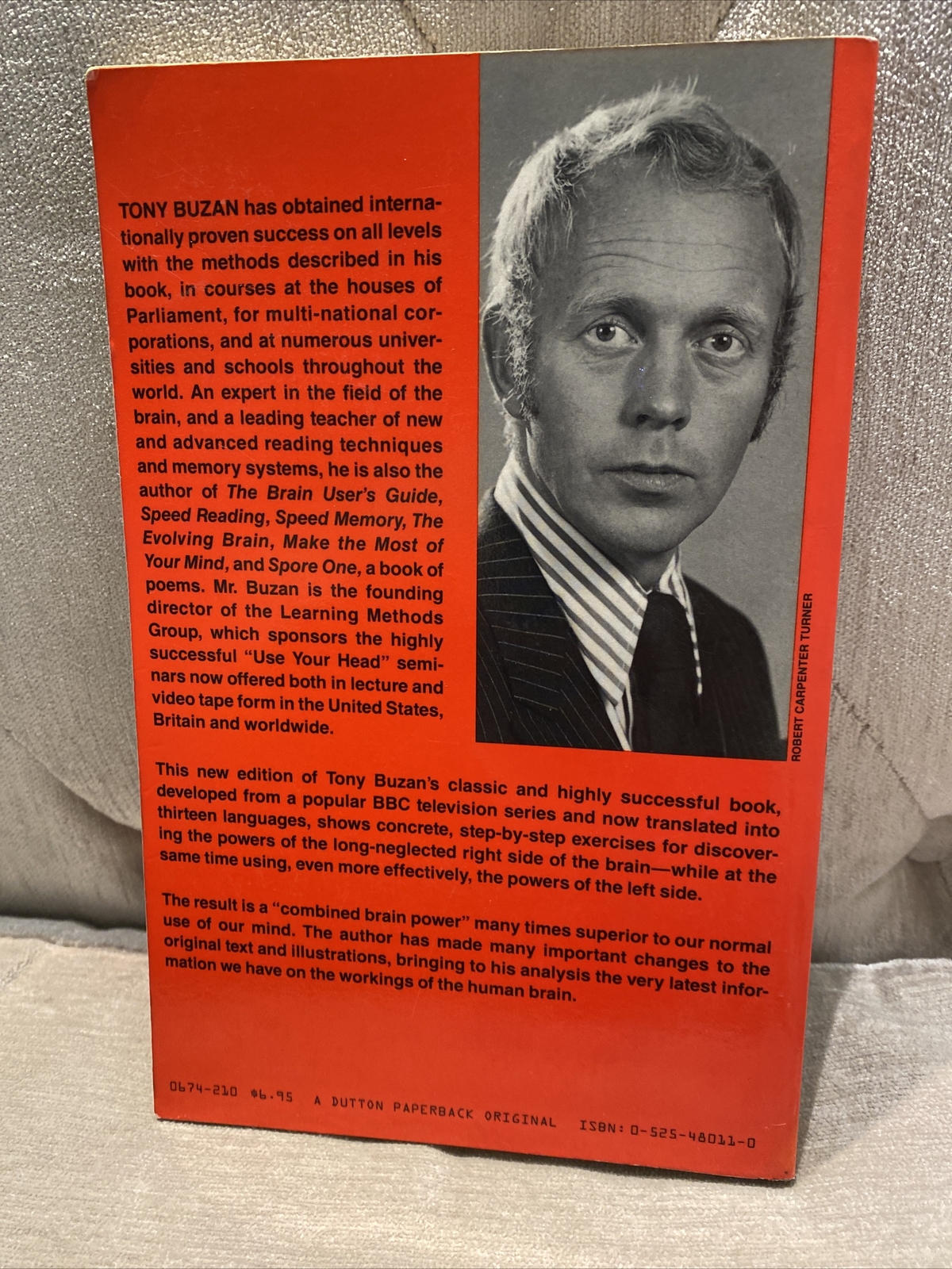 USE BOTH SIDES OF YOUR BRAIN TONY BUZAN MEMORY PROBLEM SOLVE BOOK 1983 ...