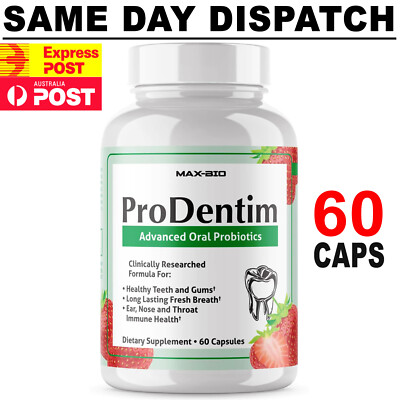 Prodentim Advanced Oral Formula Probiotics 60 Capsules Teeth Supplement ...