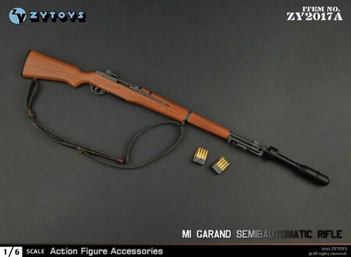 ZY Toys 1:6 ZY2017A MI GARAND SEMIBAUTOMATIC RIFLE WEAPON For 12 ...