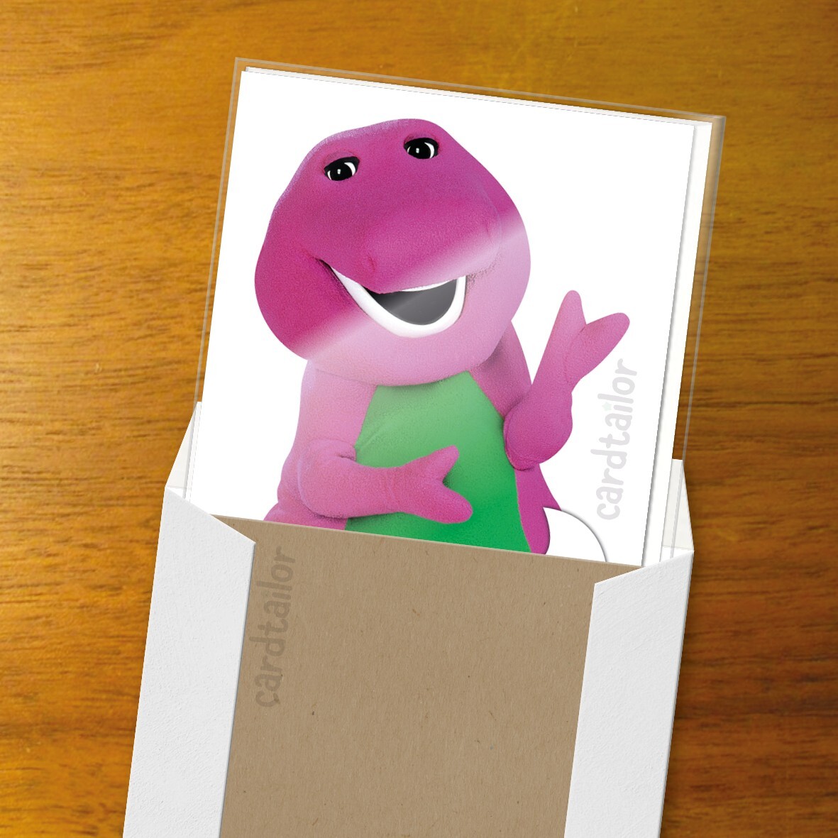 Image Barney The Dinosaur Birthday Card Barney's World: Barney's