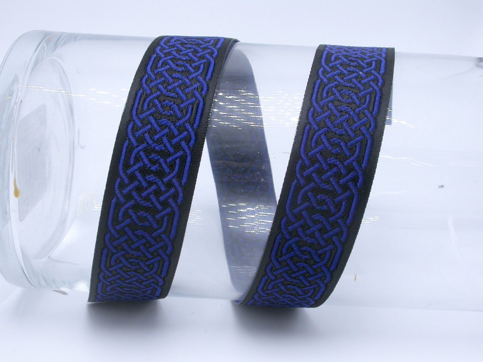 Jacquard Ribbon 1" (25mm) Celtic Hexagonal Rope lots of colors | eBay