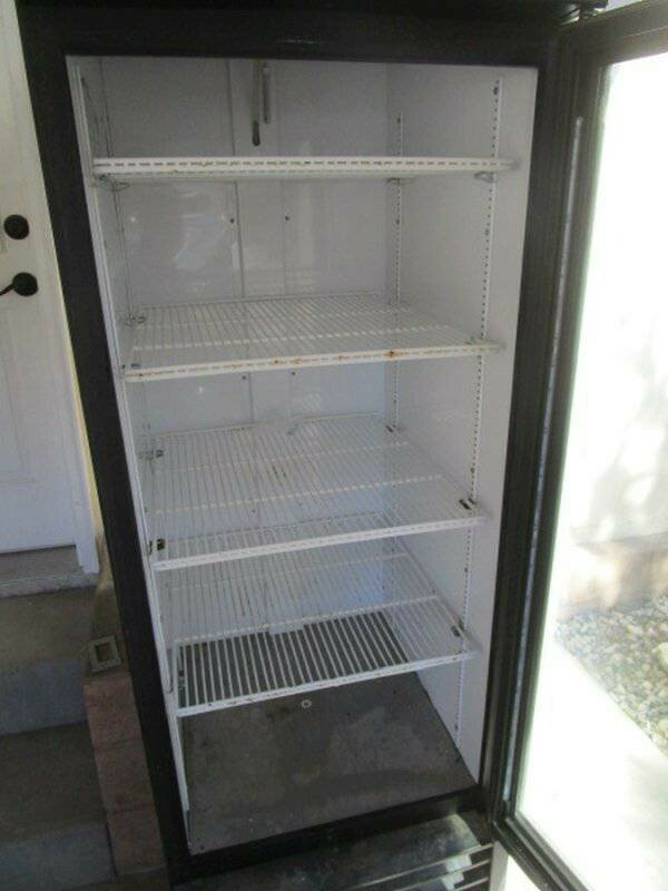 TRUE GDM-23 USED SINGLE DOOR REFRIGERATOR MERCHANDISER GLASS DOOR | eBay