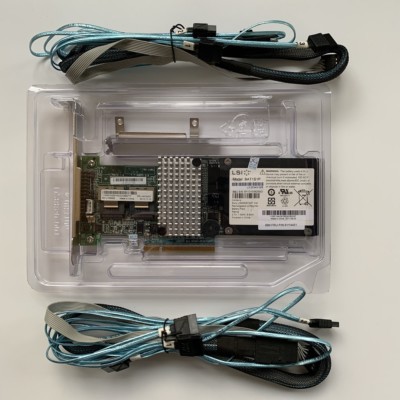 IBM M5015 / LSI 2108 Controller RAID 5 512MB 6G PCIe x8+BBU08 + 2PCS ...