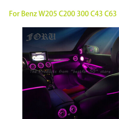 For Benz W205 C200 300 C43 C63 Ambient Light w205 Interior Trim LED Air ...