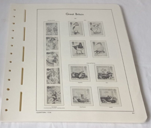 GREAT BRITAIN LIGHTHOUSE GREAT BRITAIN 1989-95 ILLUSTRATED STAMP ALBUM ...