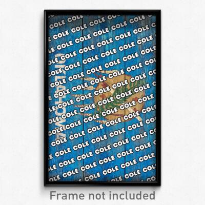 Cole Oklahoma Poster (OK City Souvenir 11x17 Town Print) | eBay