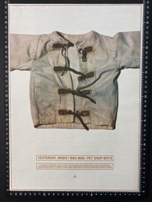 PET SHOP BOYS - YESTERDAY WHEN I WAS MAD - 1994 A3 ADVERT POSTER L136 ...