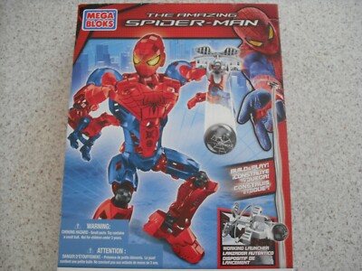 MEGA BLOCKS MARVEL THE AMAZING SPIDER-MAN FIGURE SPIDER-MAN TECHBOT ...