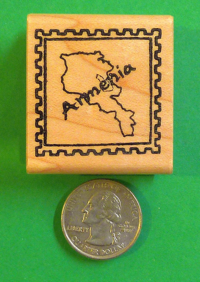 Country and Continent Passport Stamp Frame Rubber Stamps, wood mtd ...