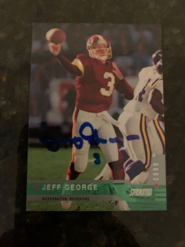JEFF GEORGE AUTOGRAPH 2000 Topps Stadium Card | eBay