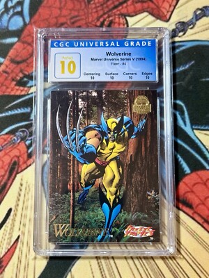 1994 Marvel Universe #4 Wolverine Freeze Frames CGC 10 Perfect Not PSA ...