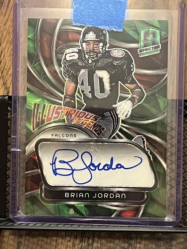 BRIAN JORDAN 2024 SPECTRA ILLUSTRIOUS LEGENDS SUPERNOVA AUTOGRAPH AUTO ...