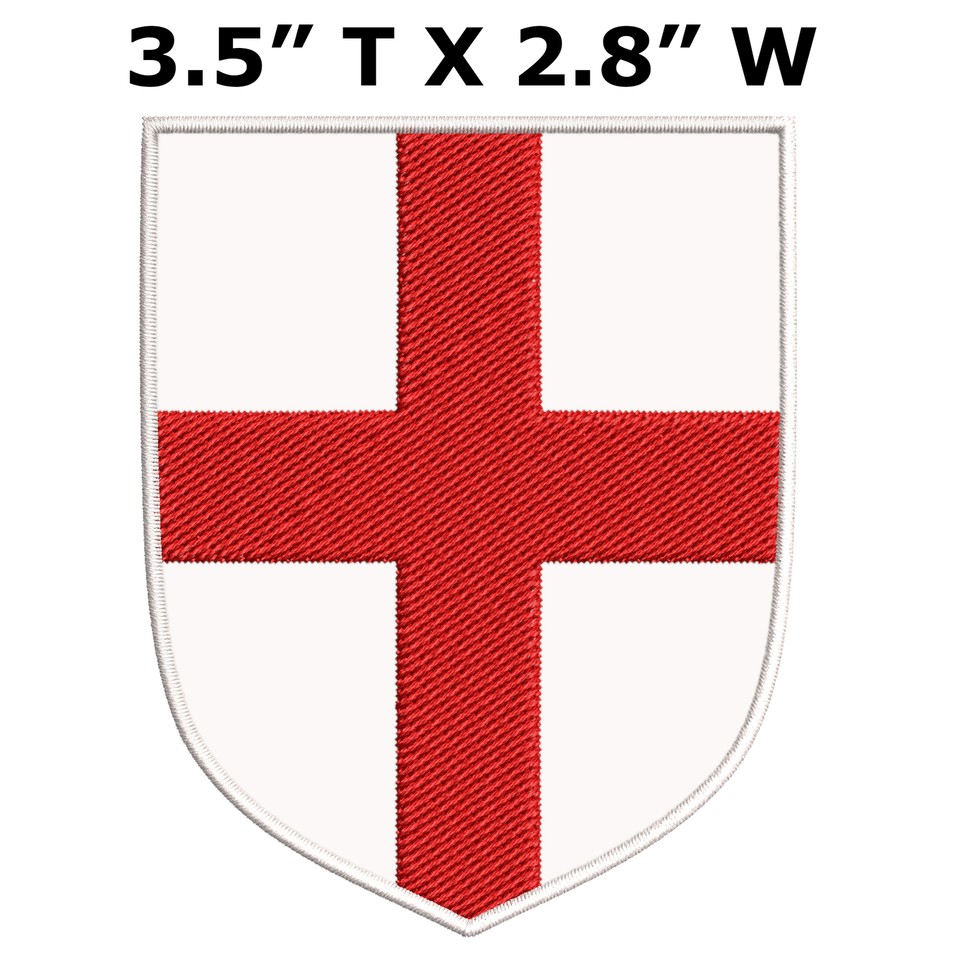 Republic of Genoa Crest Patch Medieval Coat of Arms Embroidered Iron-On ...