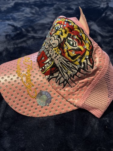 PINK Ed Hardy TIGER CAP by Christian Audigier NWT | eBay