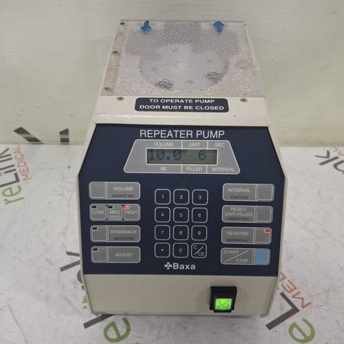 Baxa Corporation Repeater Pump Peristaltic Fluid Transfer | eBay
