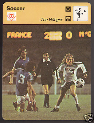 ALLAN SIMONSEN Denmark The Winger Soccer Photo 1979 SPORTSCASTER CARD ...