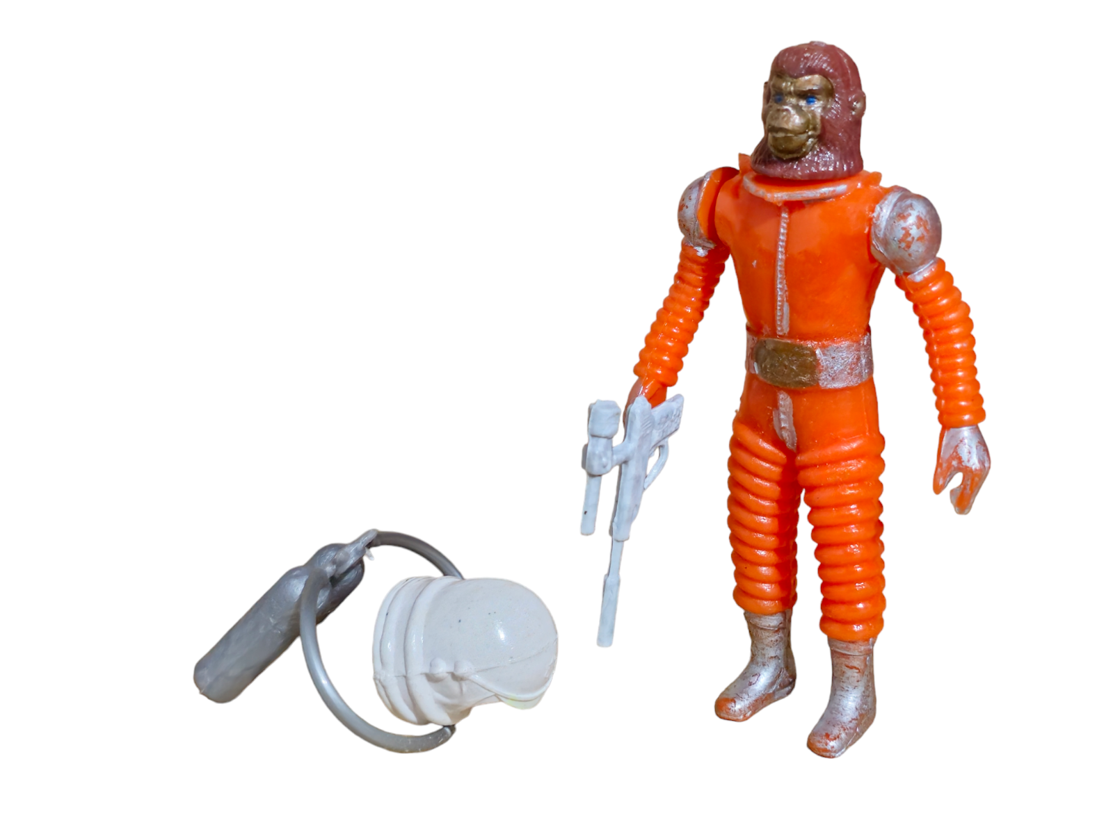 MEGA RARE TOY MEXICAN FIGURE SPACEMAN PLANET OF THE APES ASTRONAUT APE ...