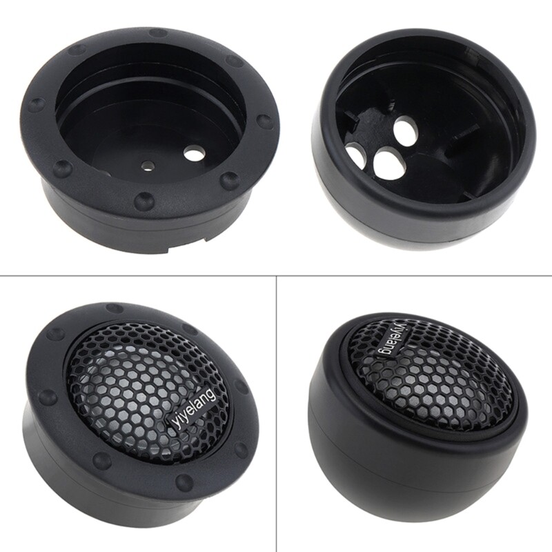 2pcs Universal Mini Dome Tweeter Coil Loudspeaker Super Power Clear ...