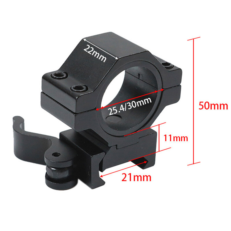 New 30mm/25mm 1" Rings for 20mm Weaver/picatinny Rail Scope Mount Quick ...