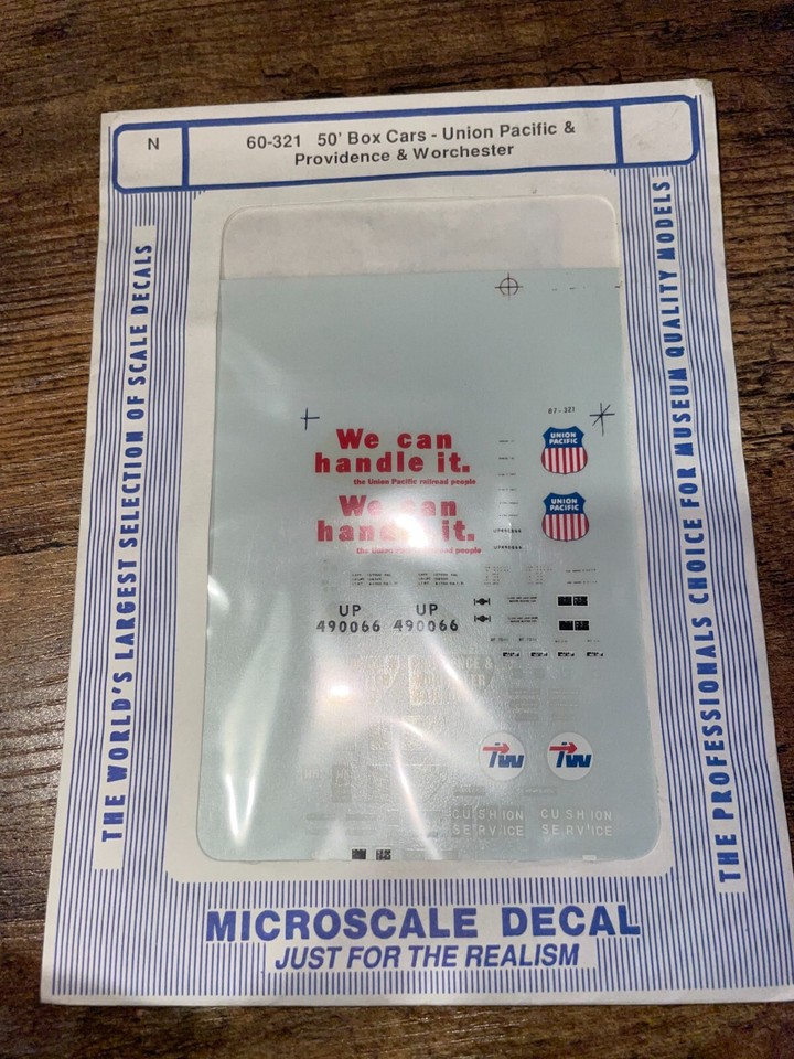 Microscale Decal N Scale | Multiple Variations | NOS/Unopened | Read ...