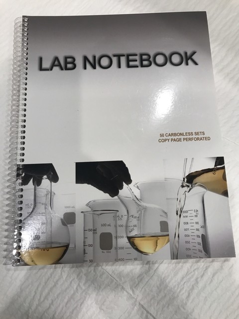 Lab Notebook Spiral Bound 50 Carbonless Pages (Copy Page Perforated) by ...