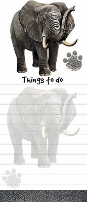 ELEPHANT Die Cut List Pad/Note Pad with Magnetic Back | eBay
