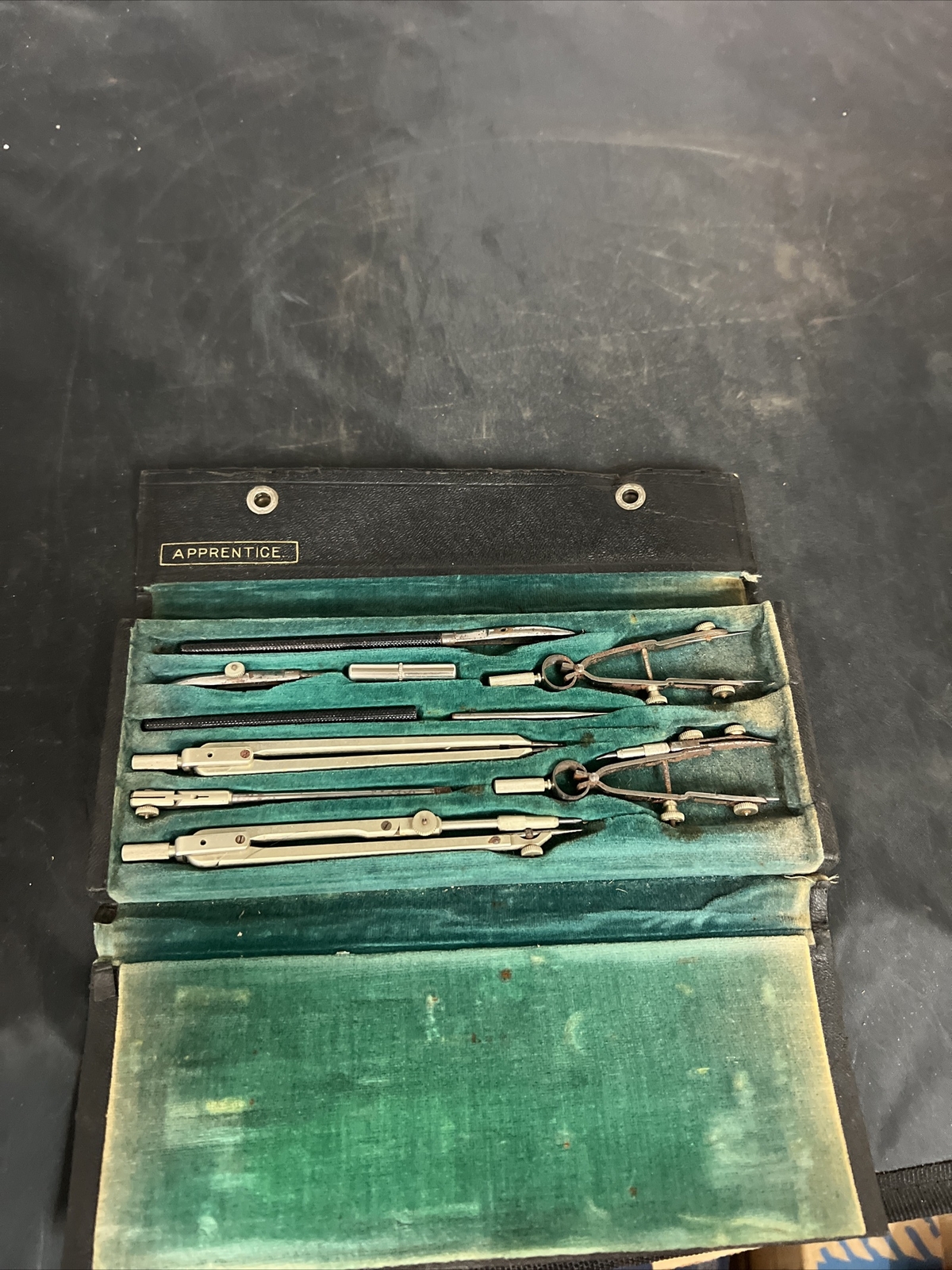 Vintage antique Dietzgen Engineering Drafting Tool Set With Case | eBay