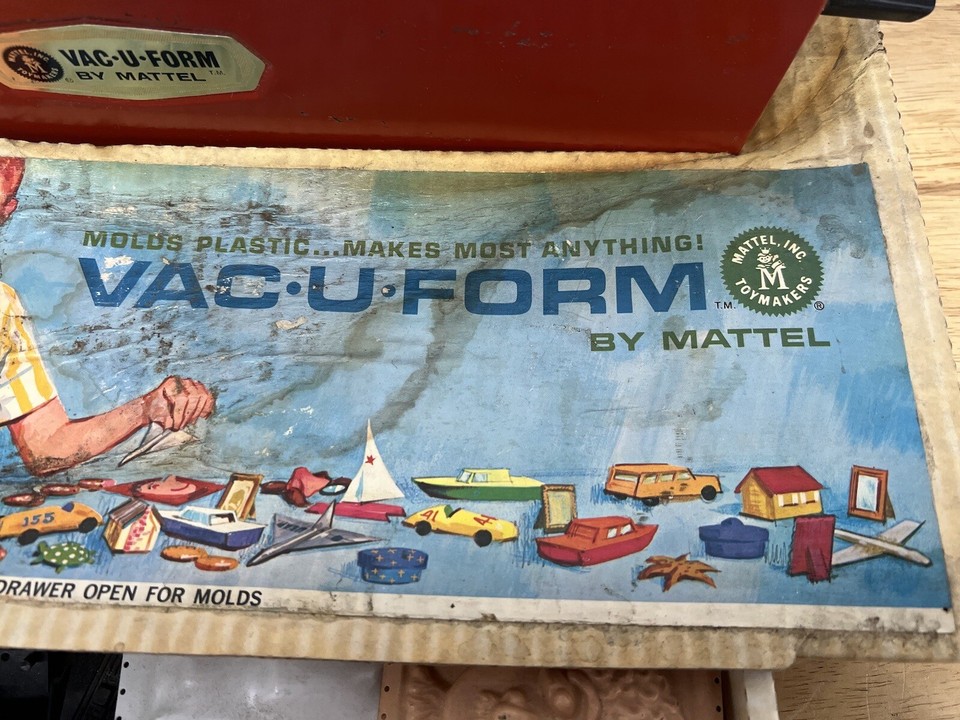 1962 Mattel VAC-U-FORM, With Many Extras #422 Mold Plastic Kit Toy ...