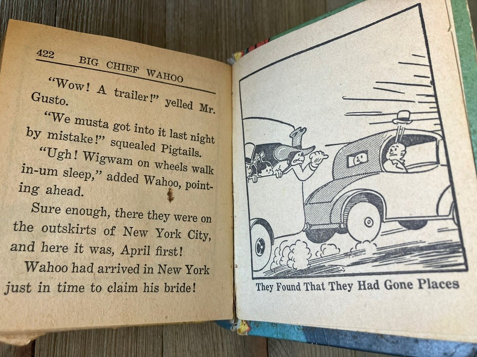Vintage 1938 Big Chief Wahoo And The Great Gusto Better Little Book ...