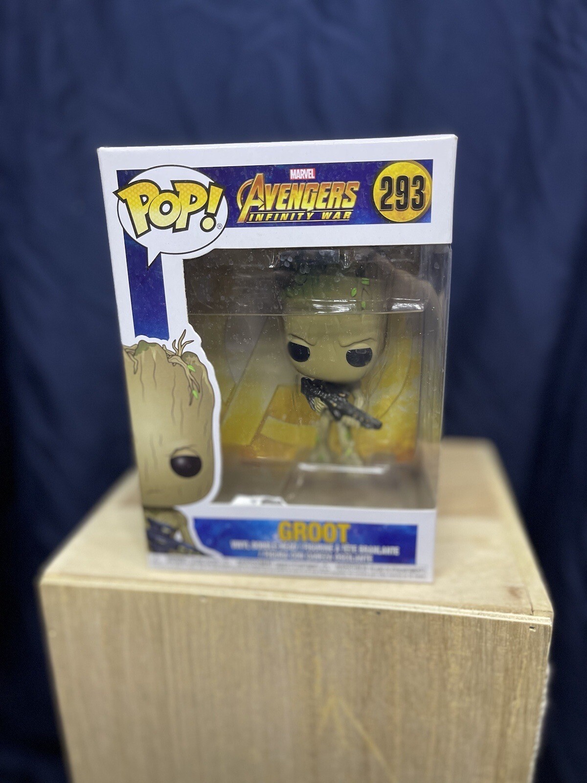 Funko Pop! Vinyl: Marvel - Groot (w/ Blaster) #293 889698269049| eBay