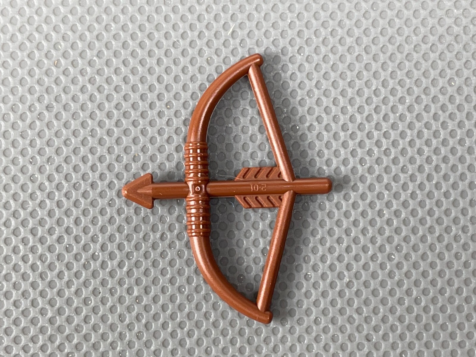 LEGO Minifigure Long Bow & Arrow Reddish Brown Toy Weapon Minifig Part ...