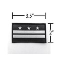 Washington DC Flag Patch embroidered iron-on GLOW in the DARK - The ...