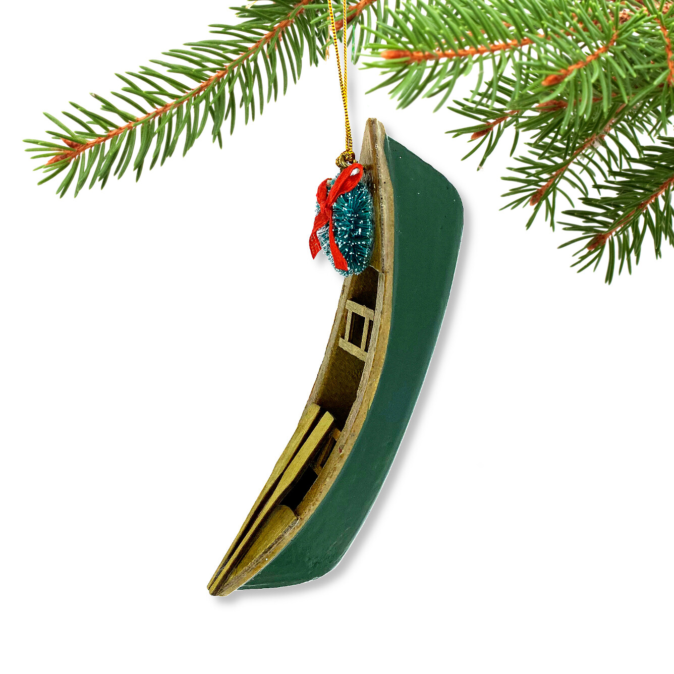 Wood Canoe Ornament -Nautical Beach Lake Decoration Christmas Tree | eBay