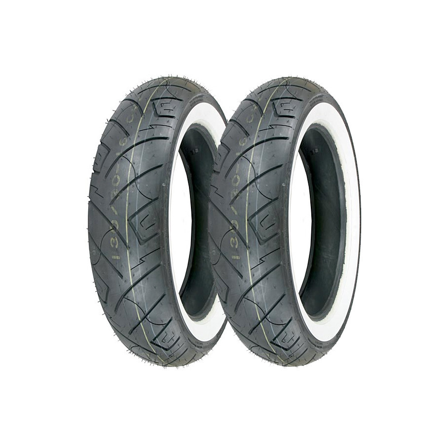 777 Cruiser WW Front 130/60B19 and 140/70B18 HD WW Rear Tire Set GS500F ...